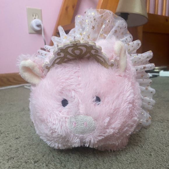 Piggy Thrifters | Toys | Fluffy Pink Pig Piggy Bank With Tutu Never ...